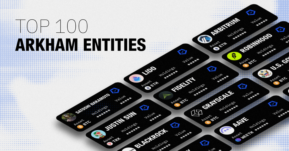 The top 100 holders of crypto: Exchanges, governments, DeFi protocols, DAOs, and more